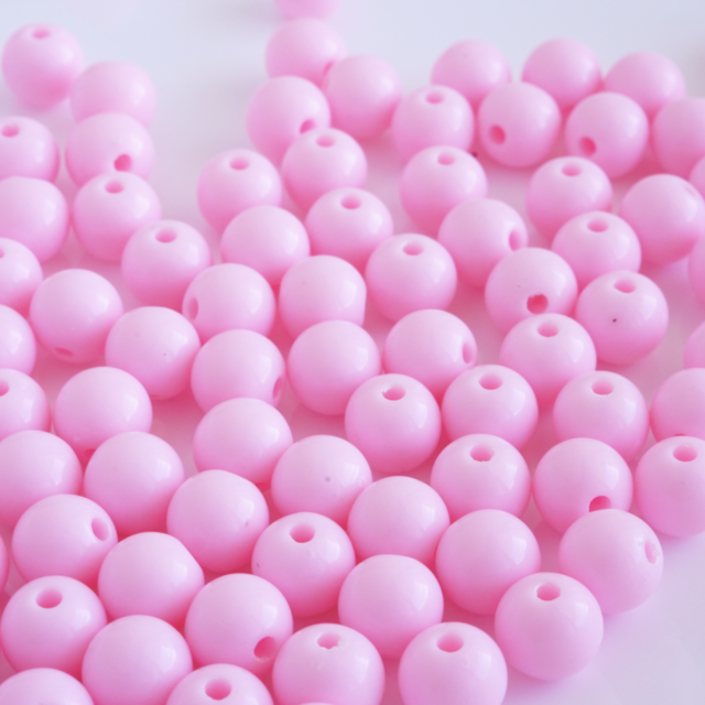 【30g】8mmラウンドビーズ パステルピンク ☆040 | iichi ハンドメイド・クラフト作品・手仕事品の通販