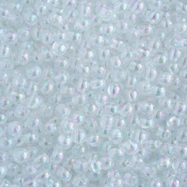 【20g】4mm シャボン玉みたいな 透明ビーズ ☆ オーロラカラー ☆020 | iichi ハンドメイド・クラフト作品・手仕事品の通販