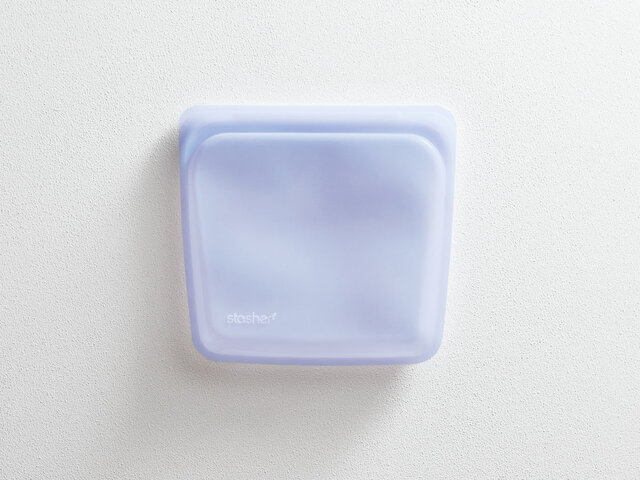 スタッシャーシリコーンバッグ サンドイッチ(Mサイズ) ラベンダー | iichi ハンドメイド・クラフト作品・手仕事品の通販
