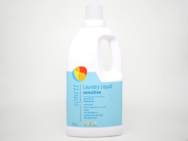 ナチュラルウォッシュリキッドセンシティブ （洗濯用液体洗剤）2L | iichi 日々の暮らしを心地よくするハンドメイドやアンティークのマーケットプレイス