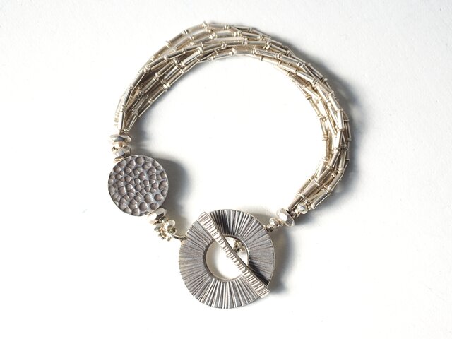 マンテルブレスレット -6連- silver950 | iichi ハンドメイド・クラフト作品・手仕事品の通販