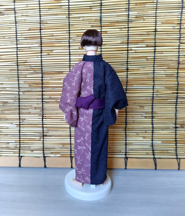 「幽玄-蜻蛉」28cm男子ドール浴衣 | iichi ハンドメイド・クラフト作品・手仕事品の通販