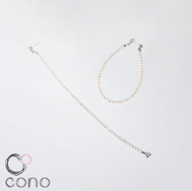 （SV925）Pearl Hoop（L） | iichi ハンドメイド・クラフト作品・手仕事品の通販