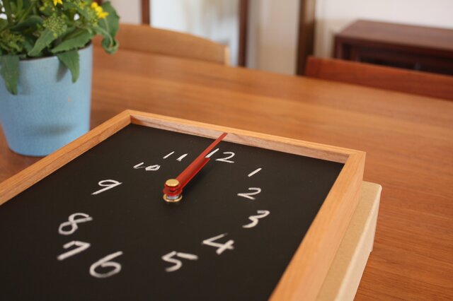 message clock 黒板振り子時計♪ | iichi ハンドメイド・クラフト作品・手仕事品の通販