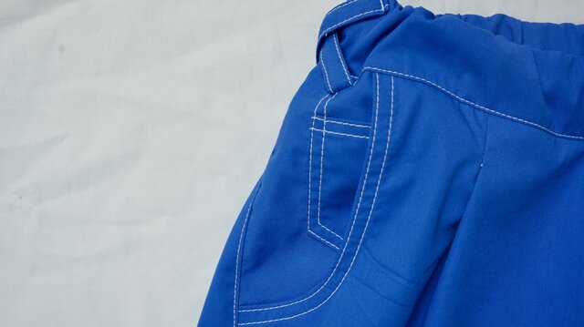 サルエル101 真っ青バージョン | iichi ハンドメイド・クラフト作品・手仕事品の通販