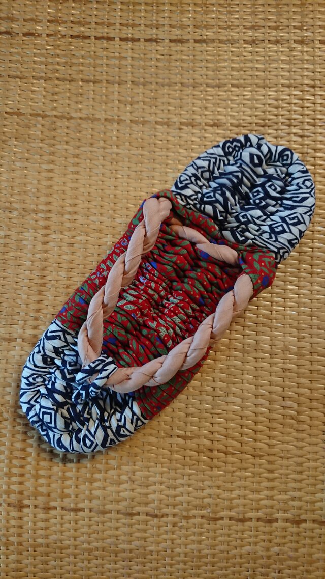 布ぞうり 23～24cm | iichi ハンドメイド・アンティーク・食品・ギフト・手作り