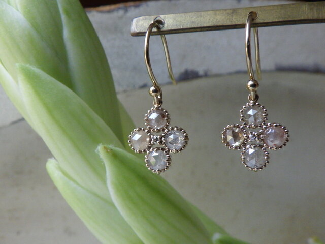 1点ものK10YG ダイア1ctのピアス | iichi ハンドメイド・アンティーク・食品・ギフト・手作り