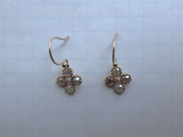 1点ものK10YG ダイア1ctのピアス | iichi ハンドメイド・アンティーク・食品・ギフト・手作り