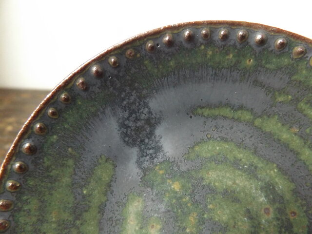 デミタスカップ＆ソーサー（みどりてんてん） | iichi ハンドメイド・クラフト作品・手仕事品の通販