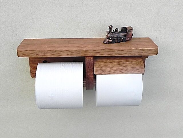 オーク製トイレットペーパーホルダーVer.13s | iichi ハンドメイド・クラフト作品・手仕事品の通販
