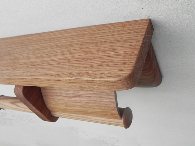 オーク製トイレットペーパーホルダーVer.13s | iichi ハンドメイド・クラフト作品・手仕事品の通販