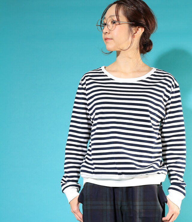 スノウピーのボーダーTOPS | iichi ハンドメイド・クラフト作品・手仕事品の通販