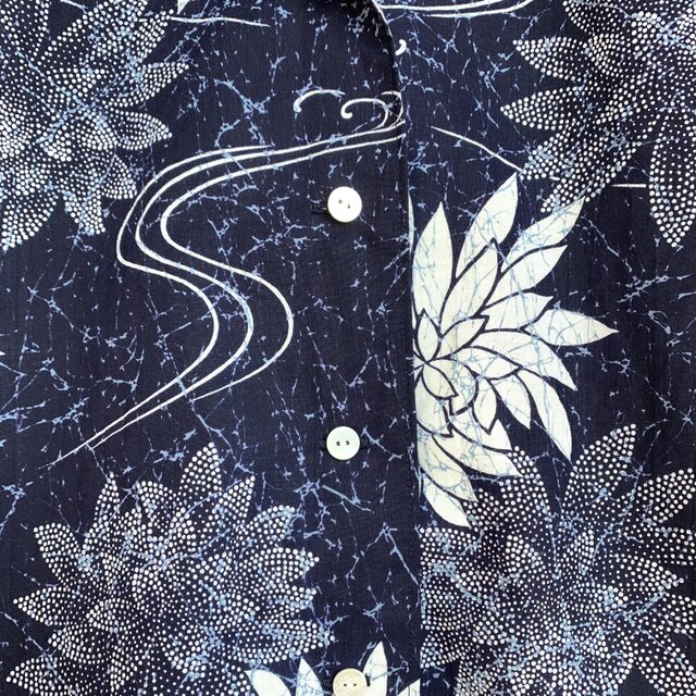浴衣アロハシャツ Mサイズ | iichi ハンドメイド・アンティーク・食品・ギフト・手作り