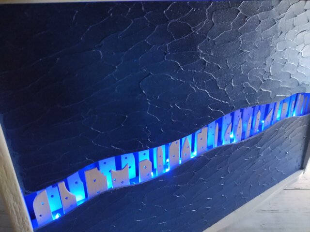 蒼い摩天楼のライン～BlueSkyscraper | iichi ハンドメイド・アンティーク・食品・ギフト・手作り