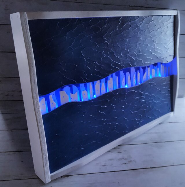 蒼い摩天楼のライン～BlueSkyscraper | iichi ハンドメイド・アンティーク・食品・ギフト・手作り