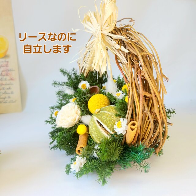 【standwreath】medium ソーラーローズ ナチュラルスタンドリース アンティーク ボタニカル | iichi ハンドメイド・クラフト作品・手仕事品の通販