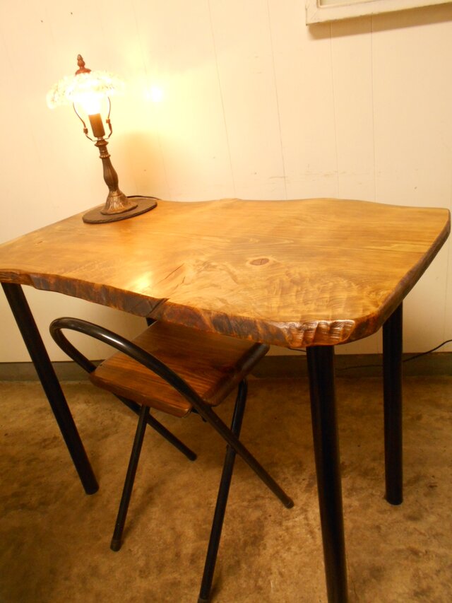 ひのきアイアンテーブルイスセット07-19 | iichi ハンドメイド・クラフト作品・手仕事品の通販