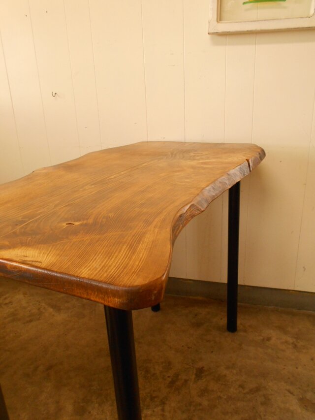 ひのきアイアンテーブルイスセット07-19 | iichi ハンドメイド・クラフト作品・手仕事品の通販