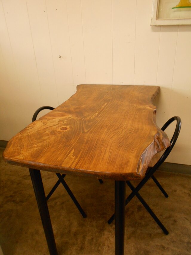 ひのきアイアンテーブルイスセット07-19 | iichi ハンドメイド・クラフト作品・手仕事品の通販