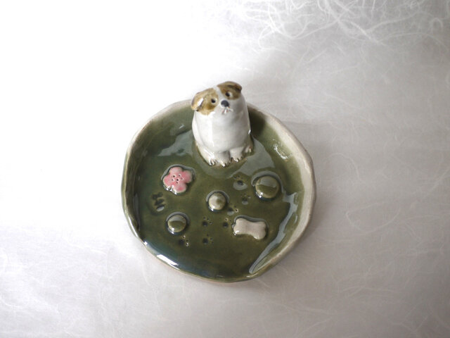 ワンコのソープディッシュ04 | iichi ハンドメイド・クラフト作品・手仕事品の通販