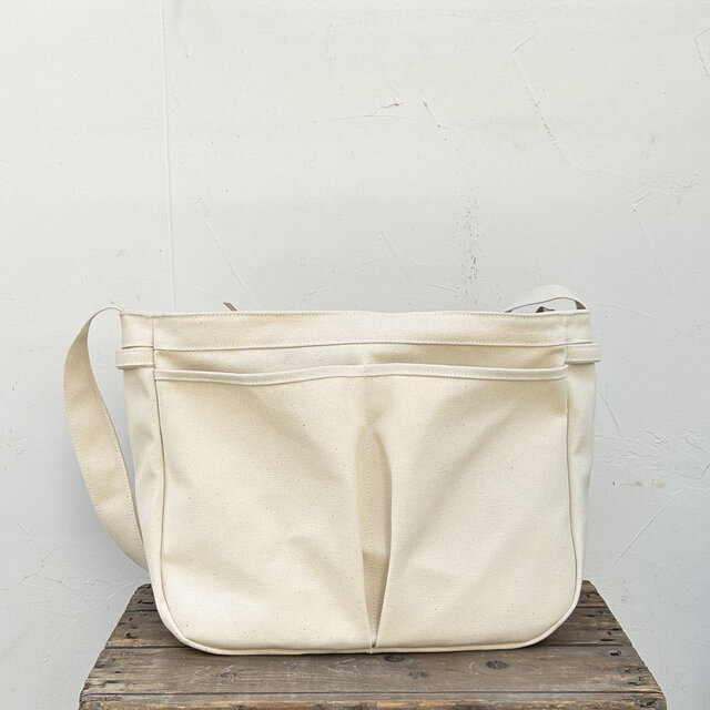 BIKE：生成（高島帆布ショルダーバッグ） 受注製作 | iichi ハンドメイド・アンティーク・食品・ギフト・手作り