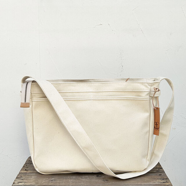BIKE：生成（高島帆布ショルダーバッグ） 受注製作 | iichi ハンドメイド・アンティーク・食品・ギフト・手作り