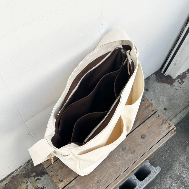 BIKE：生成（高島帆布ショルダーバッグ） 受注製作 | iichi ハンドメイド・アンティーク・食品・ギフト・手作り