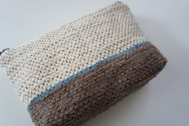 裂き織りのポーチ16 | iichi ハンドメイド・クラフト作品・手仕事品の通販