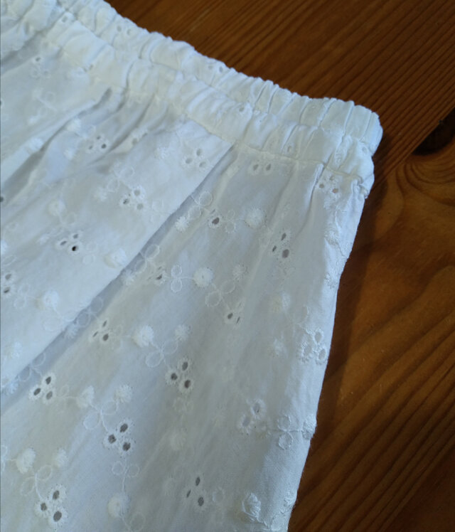 75cm丈 綿レースペチスカ オフ白 | iichi ハンドメイド・アンティーク・食品・ギフト・手作り