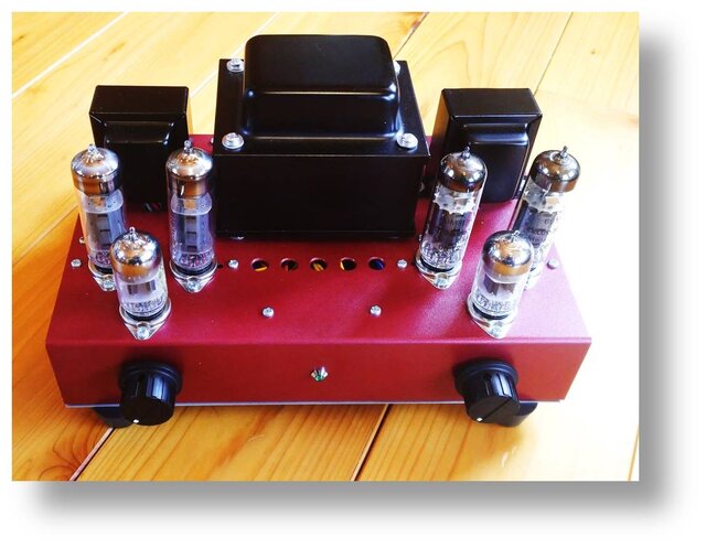 真空管アンプ6BM8_3結プッシュプルステレオアンプ-A6 | iichi ハンドメイド・クラフト作品・手仕事品の通販