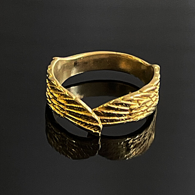 Wingオープンリング 11〜13号対応 指輪 / efr119 | iichi ハンドメイド・クラフト作品・手仕事品の通販