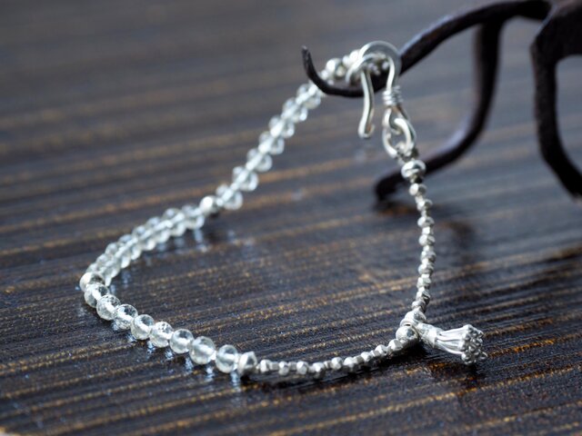 スキャポライト シルバーブレスレット silver950 | iichi ハンドメイド・アンティーク・食品・ギフト・手作り