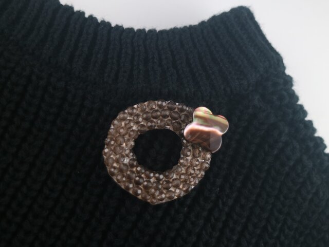 マザーオブパールの チビ サークル | iichi ハンドメイド・アンティーク・食品・ギフト・手作り