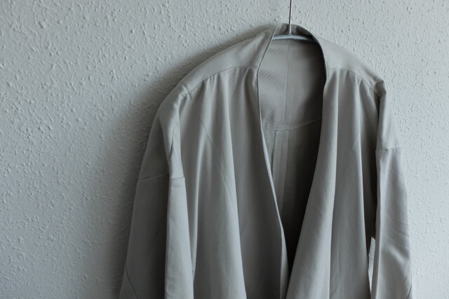 きるもの｜JKT弐｜コットンツイル ライトグレー[unisex freesize] | iichi ハンドメイド・アンティーク・食品・ギフト・手作り