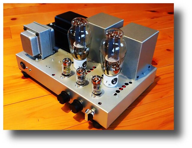 真空管アンプ300Bシングルエンドステレオアンプ-A10 | iichi ハンドメイド・クラフト作品・手仕事品の通販