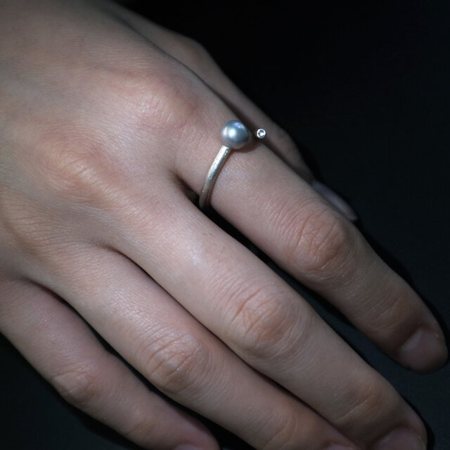淡水真珠リング | Pearl Silver Ring | iichi ハンドメイド・クラフト作品・手仕事品の通販