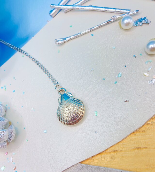 期間限定 Stephan Lea アレルギー対応〜シルバー貝ネックレス | iichi ハンドメイド・アンティーク・食品・ギフト・手作り