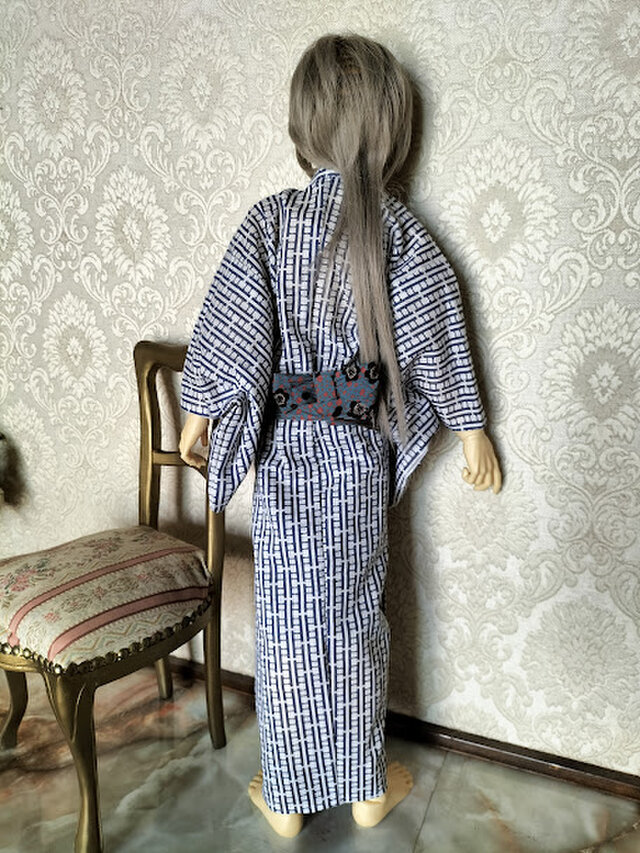 SD16タイプ用 浴衣セット （白系） | iichi ハンドメイド・アンティーク・食品・ギフト・手作り