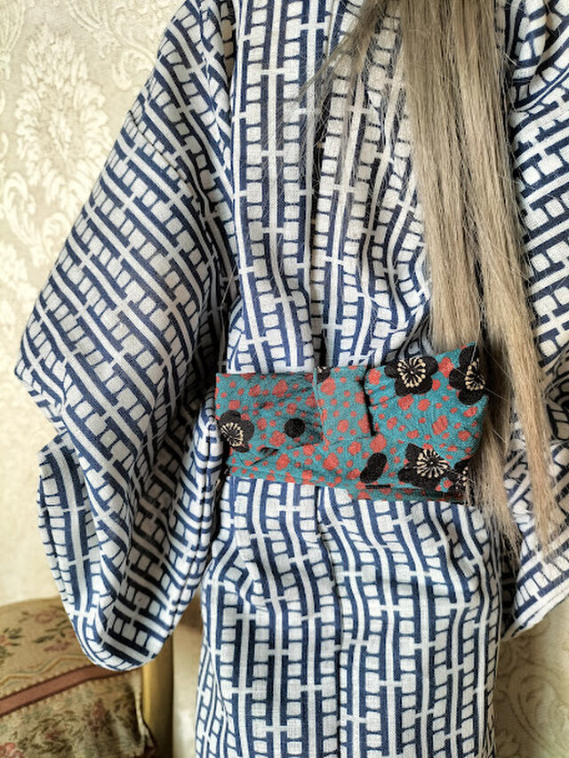 SD16タイプ用 浴衣セット （白系） | iichi ハンドメイド・アンティーク・食品・ギフト・手作り