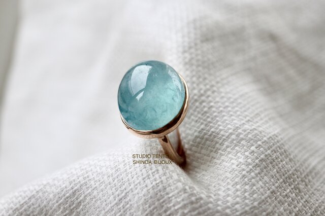 K10[人魚のaquamarine]ring | iichi ハンドメイド・アンティーク・食品・ギフト・手作り