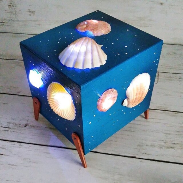 貝殻オブジェ～LIGHT OF SHELL 1＆2 | iichi ハンドメイド・アンティーク・食品・ギフト・手作り