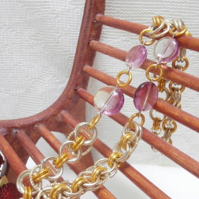 B9007 チェーンメイルネックレス | iichi 日々の暮らしを心地よくするハンドメイドやアンティークのマーケットプレイス