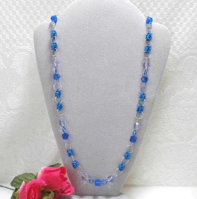 B9011 チェーンメイルネックレス | iichi 日々の暮らしを心地よくするハンドメイドやアンティークのマーケットプレイス