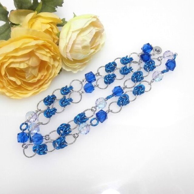 B9011 チェーンメイルネックレス | iichi 日々の暮らしを心地よくするハンドメイドやアンティークのマーケットプレイス