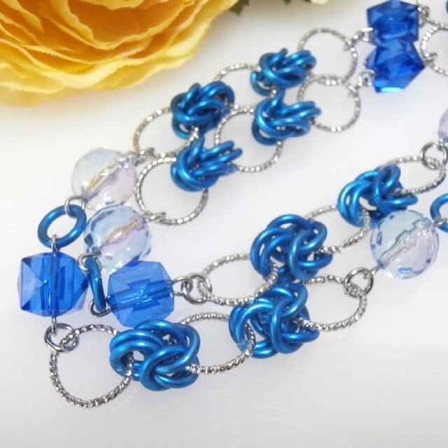 B9011 チェーンメイルネックレス | iichi 日々の暮らしを心地よくするハンドメイドやアンティークのマーケットプレイス