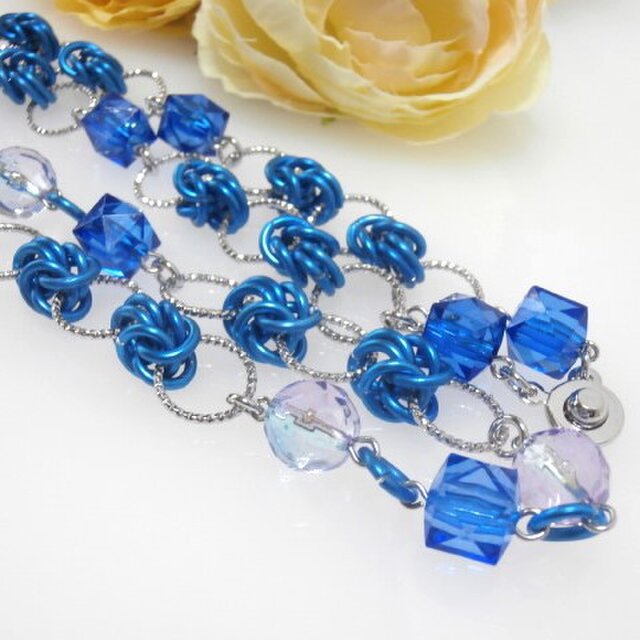 B9011 チェーンメイルネックレス | iichi 日々の暮らしを心地よくするハンドメイドやアンティークのマーケットプレイス