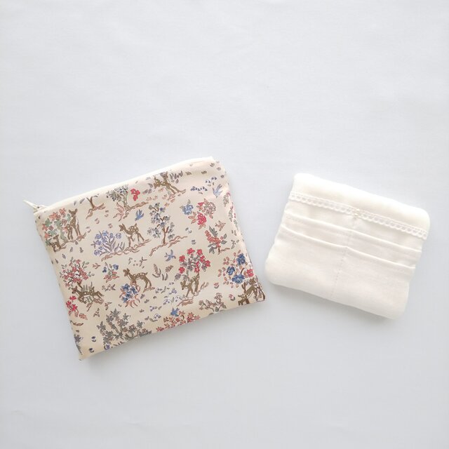 コットン・アクセサリーピロー&ポーチ ／2way／アクセサリーポーチ／アクセサリーケース／大きいアクセサリーOK | iichi ハンドメイド・アンティーク・食品・ギフト・手作り