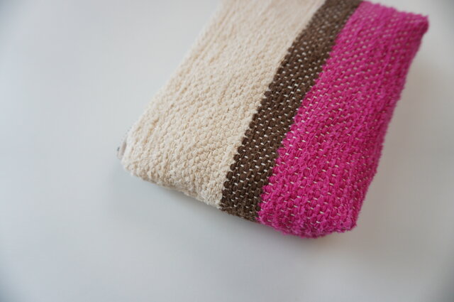 裂き織りのポーチ16 | iichi ハンドメイド・アンティーク・食品・ギフト・手作り