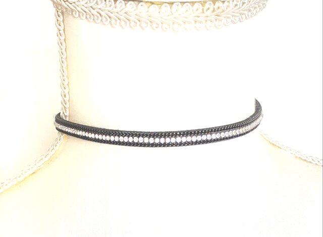 【ヨーロッパ製 ラインストーン チェーン チョーカー】 | iichi ハンドメイド・アンティーク・食品・ギフト・手作り