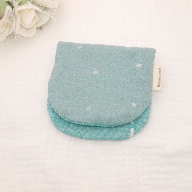 ラメ星屑4枚セット｜8重ガーゼハンカチ｜10×20cm｜Gauze Fabric | iichi ハンドメイド・アンティーク・食品・ギフト・手作り